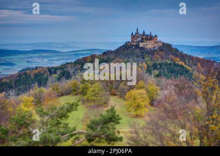 Hohenzollern Castle, ancestral castle of the Prussian royal and German ...