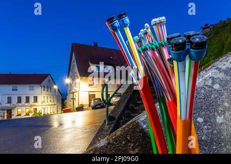 fiber optic cables for online communication, telecommunications ...