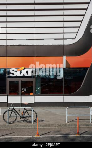 Sixt car rental, branch in Friedrichshain, Berlin, Germany Stock Photo ...