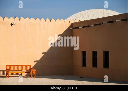 The old palace of Sheikh Abdullah bin Jassim Al Thani on the grounds of ...