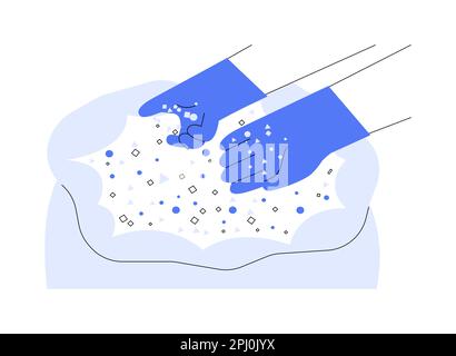 Shredding waste abstract concept vector illustration Stock Vector Image ...