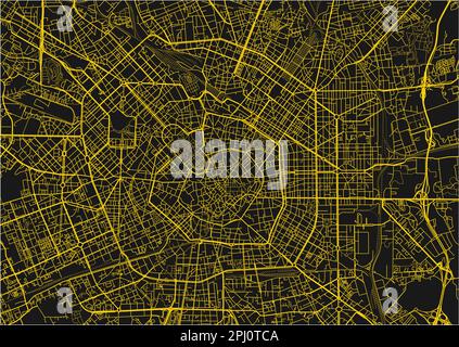 Vector city map of Milan with well organized separated layers Stock Vector Image & Art - Alamy