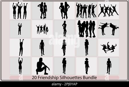 Friend Friendship Relationship Teammate Teamwork Society Icon Sign ...