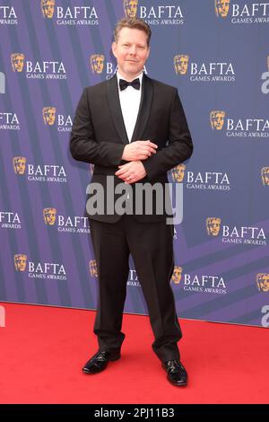 Sam Barlow arriving for the BAFTA Games Awards at the Queen Elizabeth ...