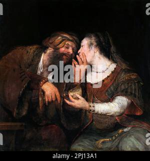 Arent de Gelder, or Aert de Gelder painting, "Jacobs Dream", 1715. A ...