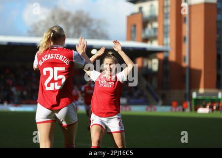 Stina Blackstenius (Arsenal 25) during the Women's Super League game ...