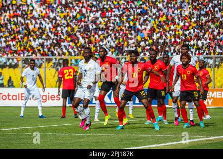 The Angola team during the 2023 Africa Cup of Nations qualifiers ...