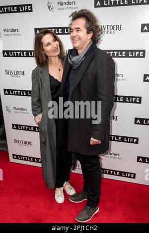 London, UK. Rupert Goold and Kate Fleetwood with their children Raphael ...