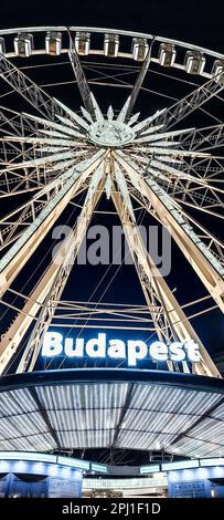 Budapest Eye. Large ferris wheel. Budapest Stock Photo - Alamy