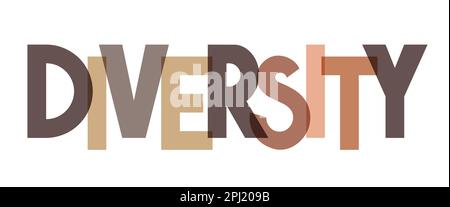 Vector illustration of multiracial unity background concept Stock ...