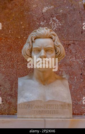Walhalla van Leo von Klenze in Donaustauf, H. Hoffmann (Regensburg ...