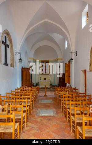 Interior of the Aragonese castle in Ischia island in Italy Stock Photo ...