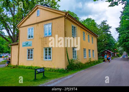 Fiskars, Finland, July 28, 2022: Brick building of old factory in ...