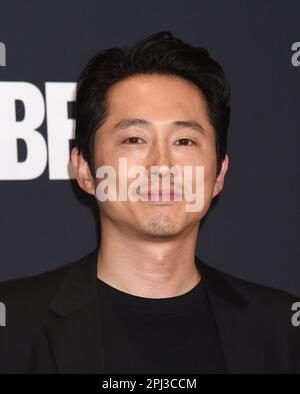 Steven Yeun arriving to Netflix’s “BEEF” Los Angeles Premiere held at ...