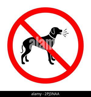 SIgn No EXCESSIVE BARKING PLEASE RESPECT OUR NEIGHBORS. Illustration ...