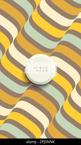 Background template design with yellow stripes illustration Stock ...