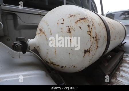 The majority of cars in Dhaka now run on compressed natural gas or CNG ...