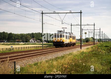 NS Alsthom 1700 locmotives 1750 and 1752 at Railroad track at ...