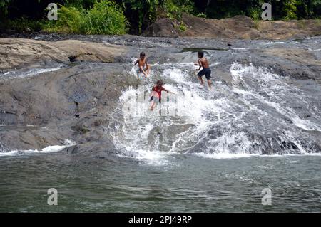The Philippines, Samar Island: Bangon Waterfalls Stock Photo - Alamy