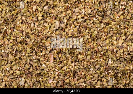 Thyme spice. Bulk dry thyme leaves food background. Spice concept Stock Photo - Alamy
