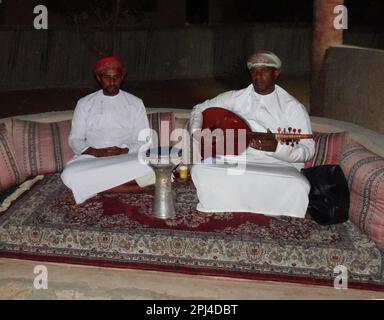 Oman, Sama Al Wasil Desert Camp: tented majlis (place of assembly ...