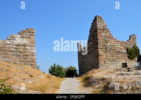 Turkey, Bodrum: Myndos Gate, the only surviving gate in the 7-kilometre ...