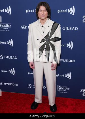 Phillip Forest Lewitski arrives at the 34th Annual GLAAD Media Awards ...