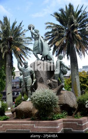 Chile. Temuco: Plaza de Armas Anibal Pinto is the main square and hub ...