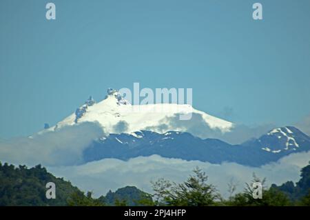 Chile. Chaiten: the stratovolcano Michinmahuida (2450 metres Stock ...