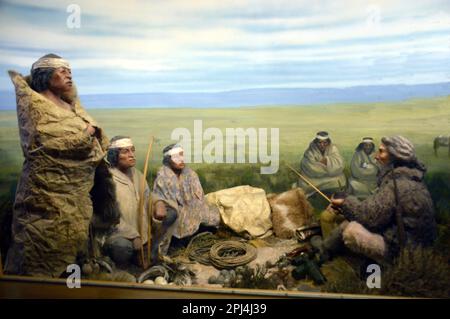 Chile, Punta Arenas: diorama in the Museum Regional Salesian ...
