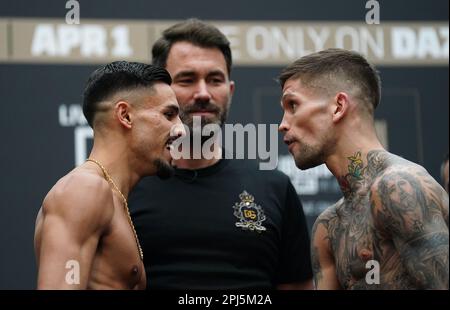 Jordan Flynn (left) and Kane Baker in action during the Super ...
