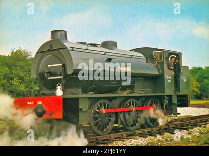 War Department industrial use 0-6-0 Saddle Tank steam train #150 ...