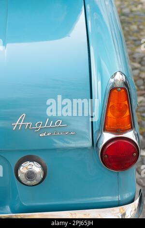 Ford Anglia Deluxe rear view. Royal Lancashire Show 2012 Stock Photo ...