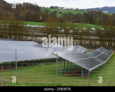 Solar installation on a motorway, energy transition to a more ...