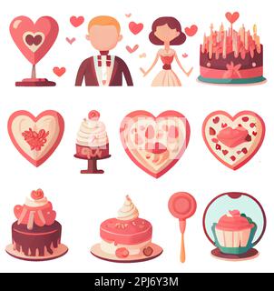 wedding cartoons set Stock Vector Image & Art - Alamy