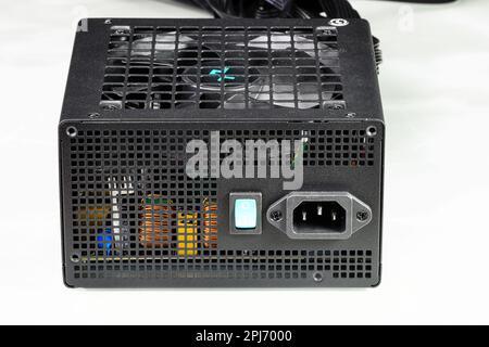 Modern power supply unit, PSU for PC computer or workstation isolated ...