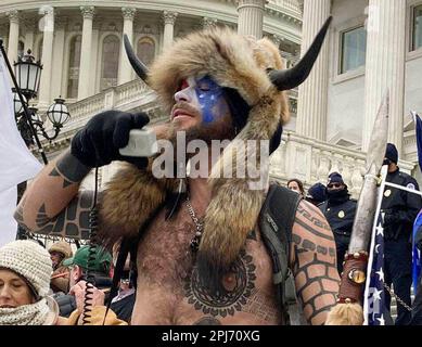 NOVEMBER 17th 2021: Jacob Chansley - aka QAnon Shaman Jake Angeli ...