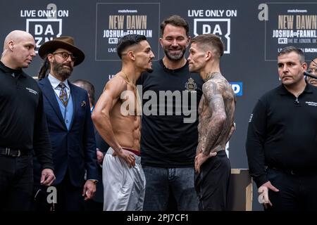 Jordan Flynn (left) and Kane Baker in action during the Super ...