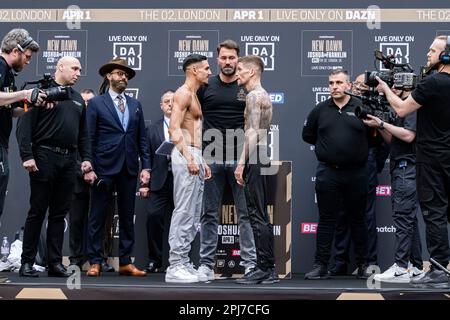 Jordan Flynn (left) and Kane Baker in action during the Super ...