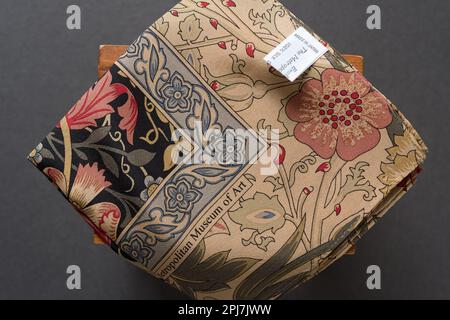 folded Metropolitan Museum of Art neckerchief close up (William Morris ...