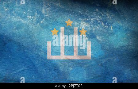 flag of Kipchak peoples Kumyks. flag representing ethnic group or ...