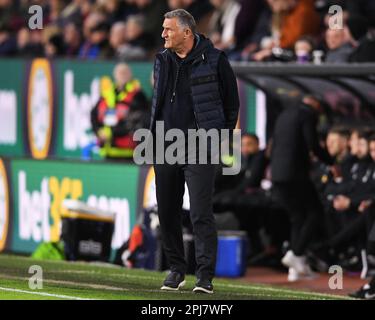 Sunderland manager Tony Mowbray during the Sky Bet Championship match ...