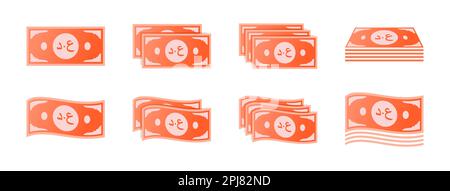 Iraqi Dinar Symbol Icon Set Stock Vector Image & Art - Alamy