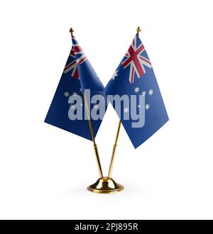 Small national flags of the Australia on a white background Stock Photo ...