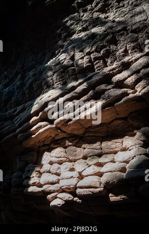 Naka cave giant snake scale stone. in the Phu Langka national park ...