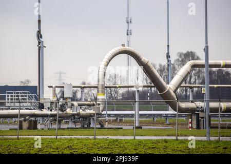 MUNTENDAM - Atmospheric image of a closed gas extraction and gas ...
