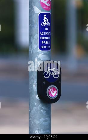Random street photography of outdoor signs, traffic regulation and ...