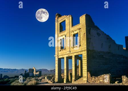 COOK AND COMPANY BANK BUILDING RUINS RHYOLITE GHOST TOWN NYE COUNTY ...