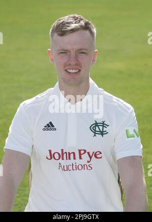 Nottinghamshire's Lyndon James during a media day at Trent Bridge ...