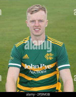 Nottinghamshire's Lyndon James during a media day at Trent Bridge ...